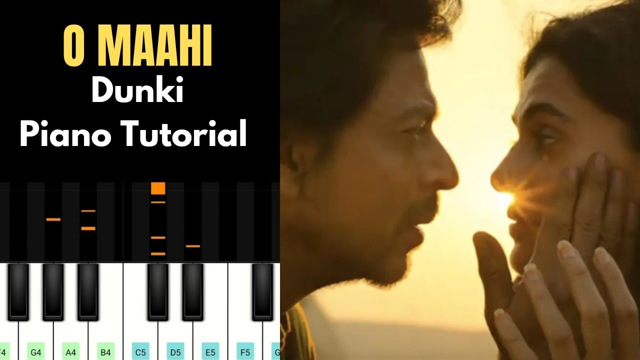 O Maahi Piano Tutorial | Dunki | Easy Step-by-Step Guide 🎹🎶 - YouTube
