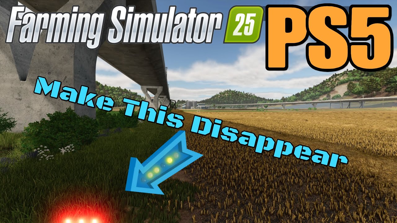 How to remove the 3 Red Dots on FS25/PS5 - YouTube