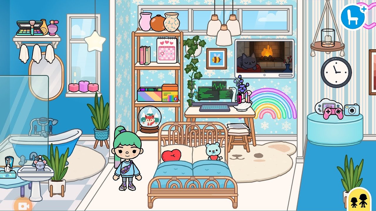 Toca Life World *BLUE & WHITE* Designs 🔴LIVE - YouTube