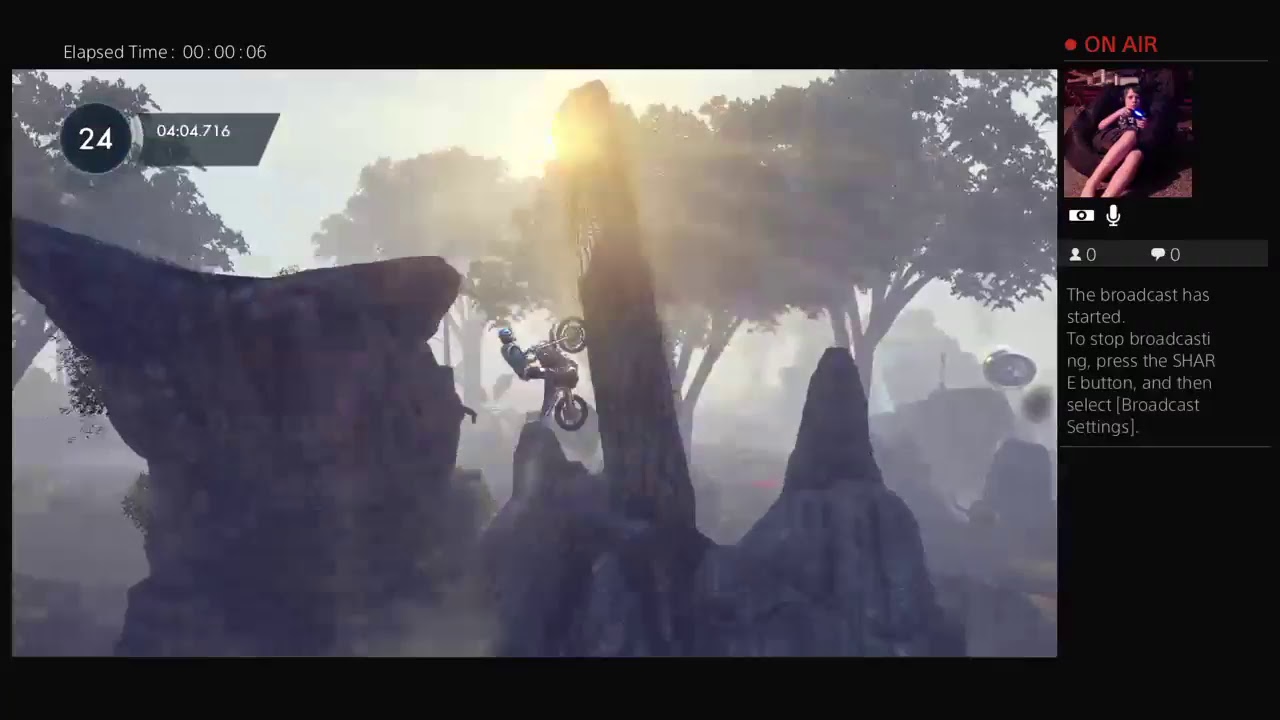 1rst broadcast first attempt on game - YouTube