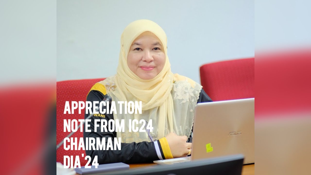 DIA'24: Appreciation Note from IC24 Chairman - YouTube