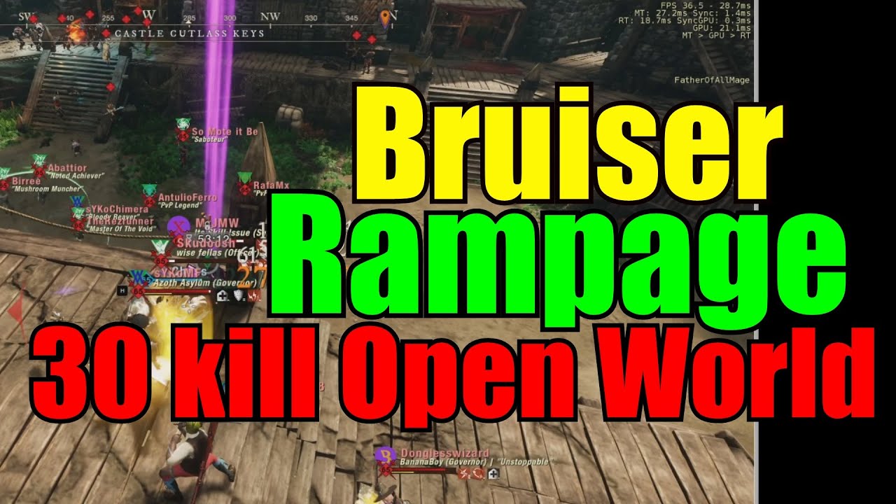 Epic PvP Brawl Bruiser Build in New World Aeternum! - YouTube