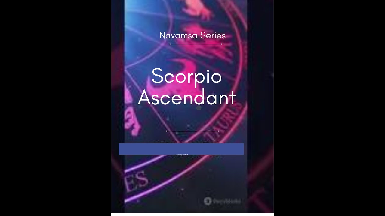 Scorpio Ascendant in Navamsa Chart - YouTube