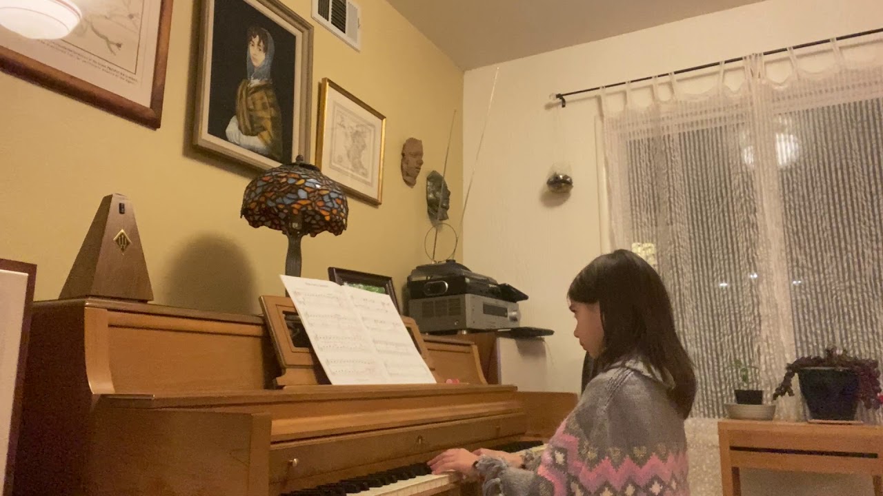 Ellie 2020 winter recital A - YouTube
