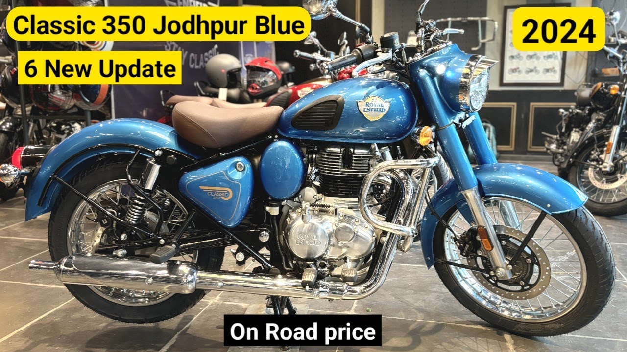 Finally Here is All New 2024 Royal Enfield Classic 350 Jodhpur Blue ...