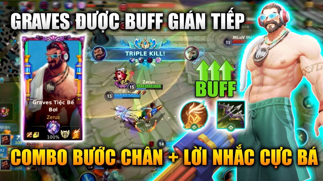 Wild Rift | Graves Combo Bước Chân Thần Tốc + Lời Nhắc Bắn Cực Bá Tốc ...