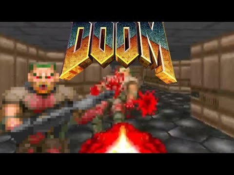 DOOM (1993) (Xbox) E1M2 - Nuclear Plant (100%) - YouTube