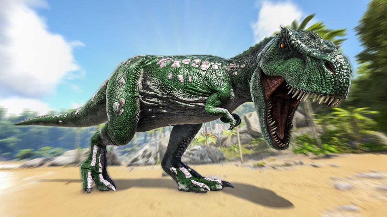 ¡ARK PERO TODOS LOS DINOS SON REX! #1 - YouTube