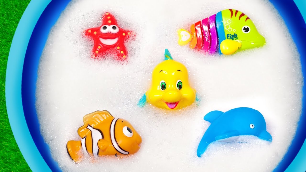 Learn Wild Animals Farm Animals Zoo Animals with Pool Learn Characters ...