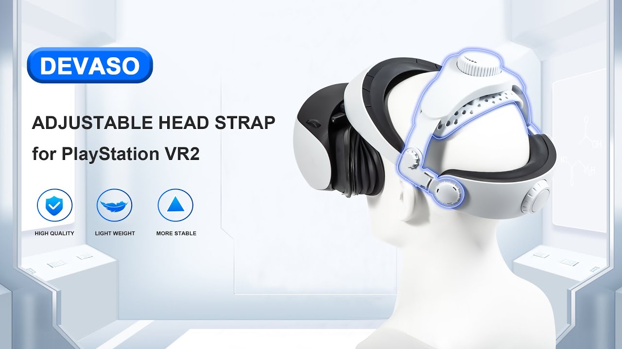 DEVASO-Adjustable Head Strap for PlayStation VR2，Reduced Pressure ...