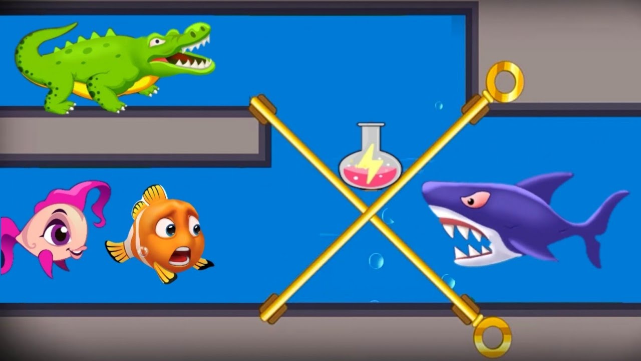 Save the fish Fishdom / Fish rescue game /ios android gameplay ...