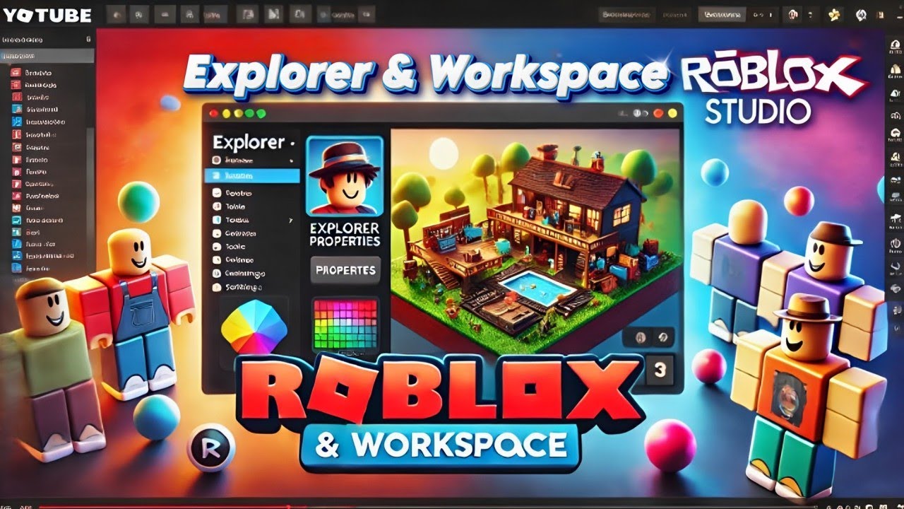 3. Curso de Roblox Studio - Basico a Maestro: Ventanas Explorer y ...