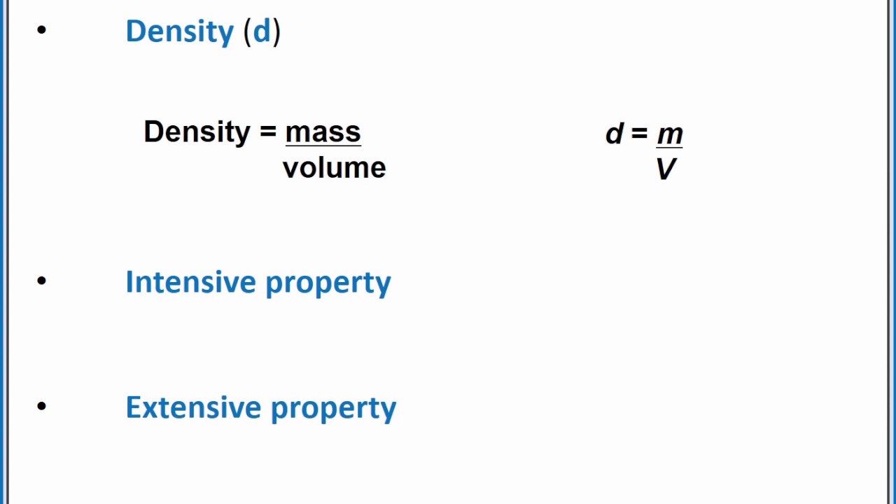 Density