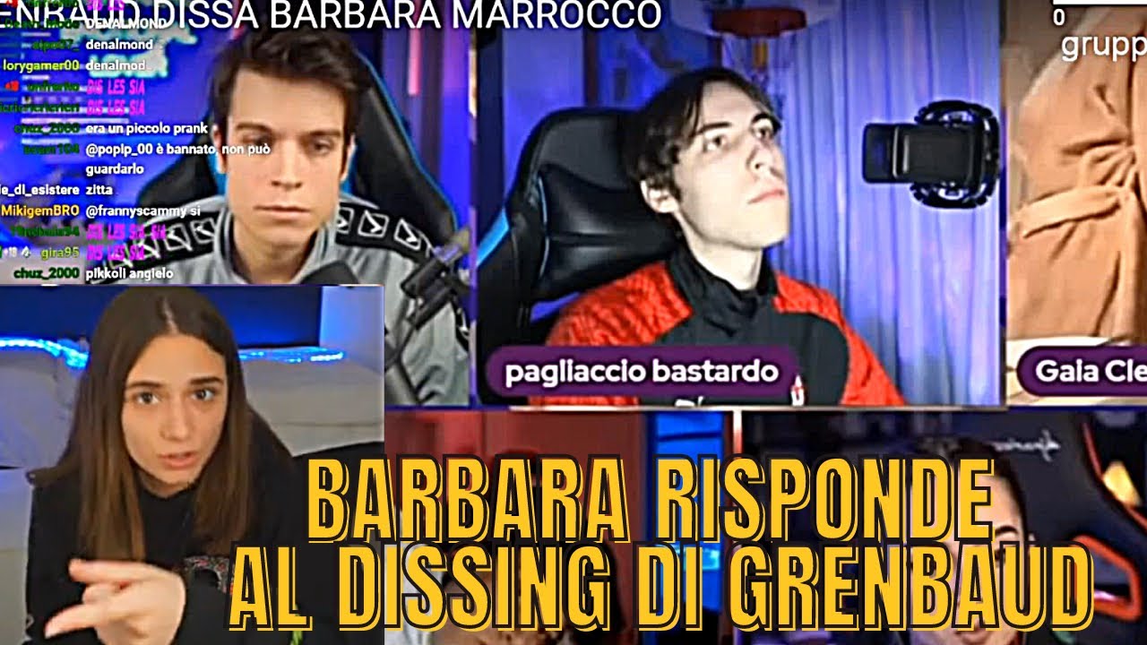 BARBARA MARROCCO REAGISCE e RISPONDE al DISSING DI GRENBAUD - YouTube