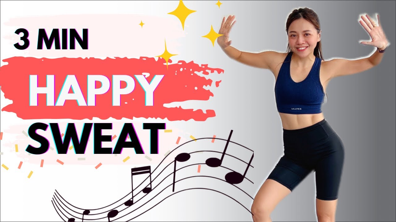3 MIN HIIT CARDIO FAT BURN WORKOUT with Ciara - Level Up | Dance HIIT ...