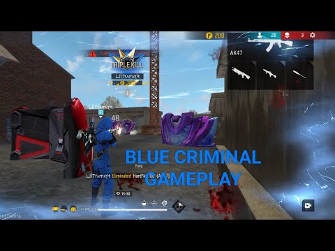 BLUE CRIMINAL GAMEPLAY FREE FIRE || BOOYAH WITH BLUE CRIMINAL | BERMUDA ...