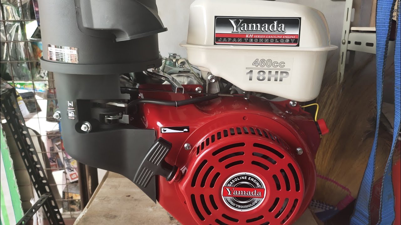 YAMADA Gasoline Boat Engine 18HP High Speed (UNBOXING) - YouTube