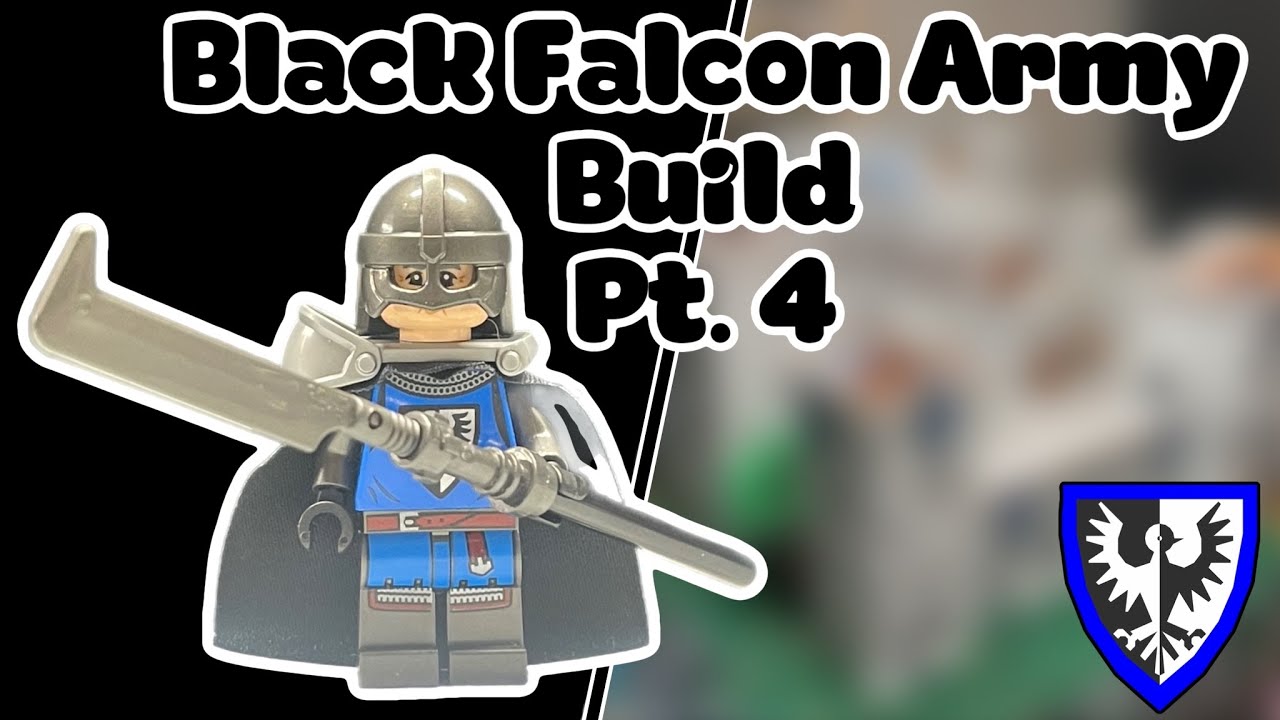 Building The Lego Black Falcon Army: Week 27 | 300 Soldiers Are Armed And Dangerous! - YouTube