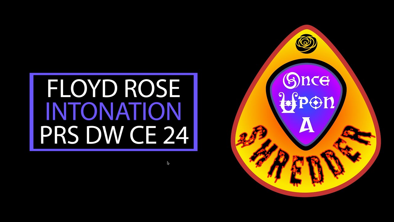Floyd Rose Intonation on my PRS DW CE 24 - YouTube
