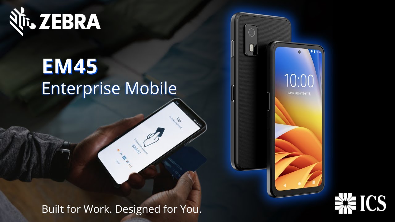 Zebra EM45 Enterprise Mobile Wi-Fi 6E, 5G, Bluetooth 5.3 and NFC - YouTube