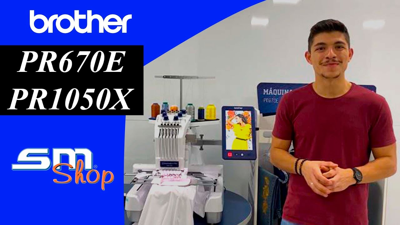 Máquina de Bordado Brother Pr670e e Pr1050x - Principais ...