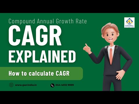 What is CAGR? Compound annual growth rate Explained | how to calculate CAGR #CAGR
