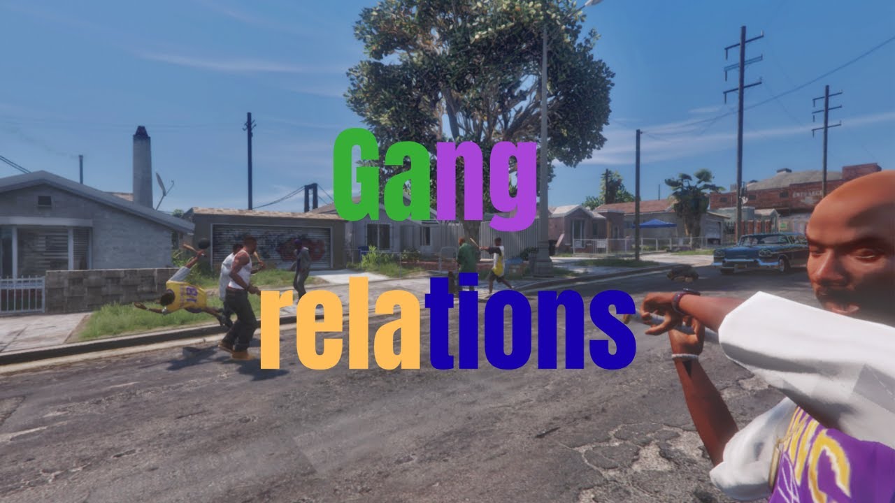 (FIVEM SCRIPT STANDALONE) GANG RELATIONS - YouTube