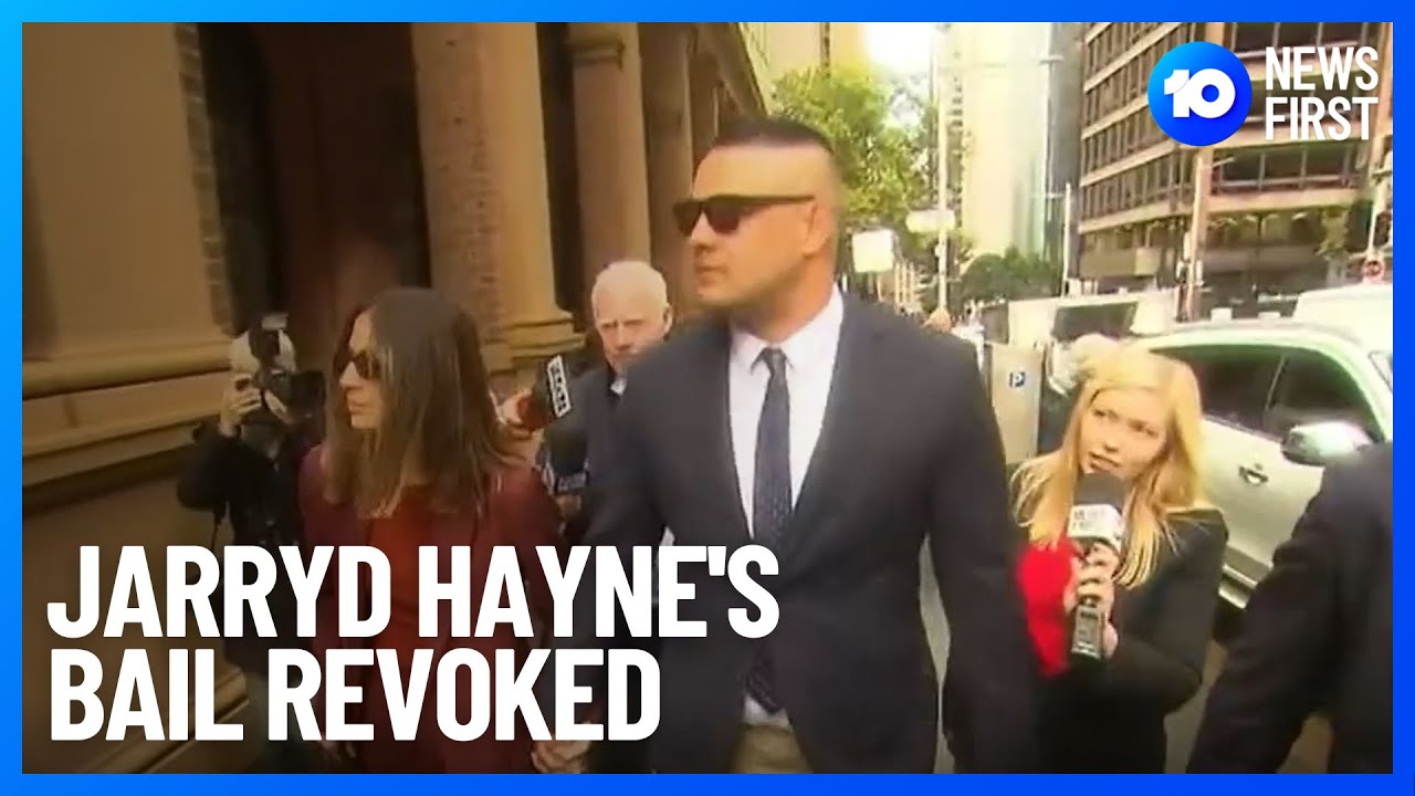 Former NRL Player Jarryd Hayne's Bail Revoked, Behind Bars As He Awaits Sentencing | 10 News ...