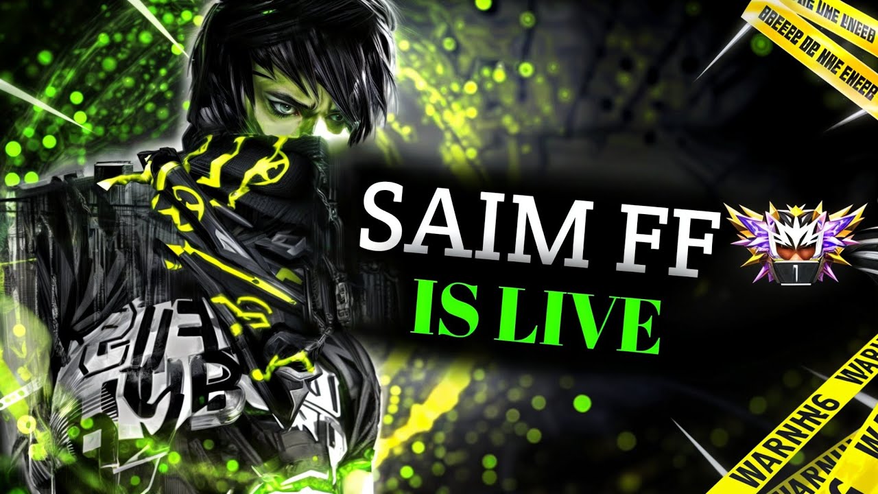 SAIM FF is live — ONE MAN BR RANK PUSH #saimff0 Go to Master - YouTube