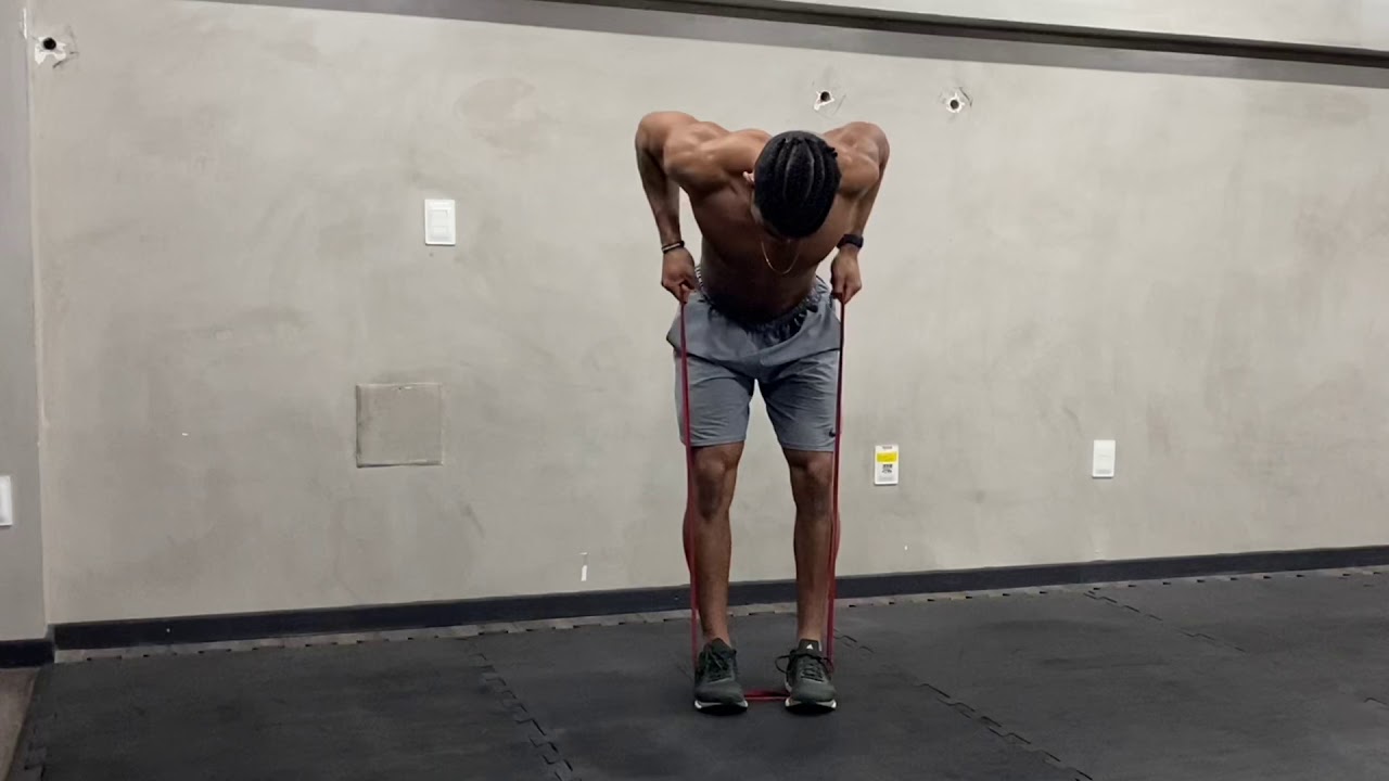 Banded Bent Over Row - YouTube