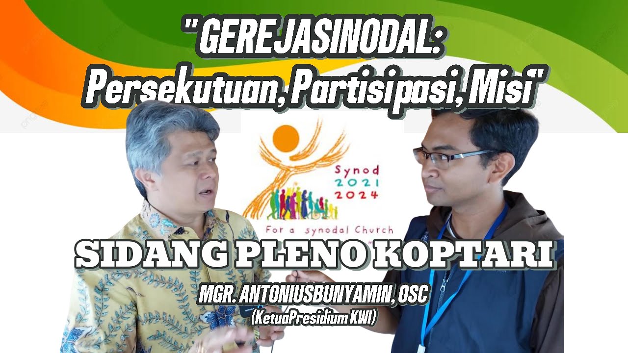 Gereja Sinodal dalam KOPTARI - pesan Mgr Anton - YouTube