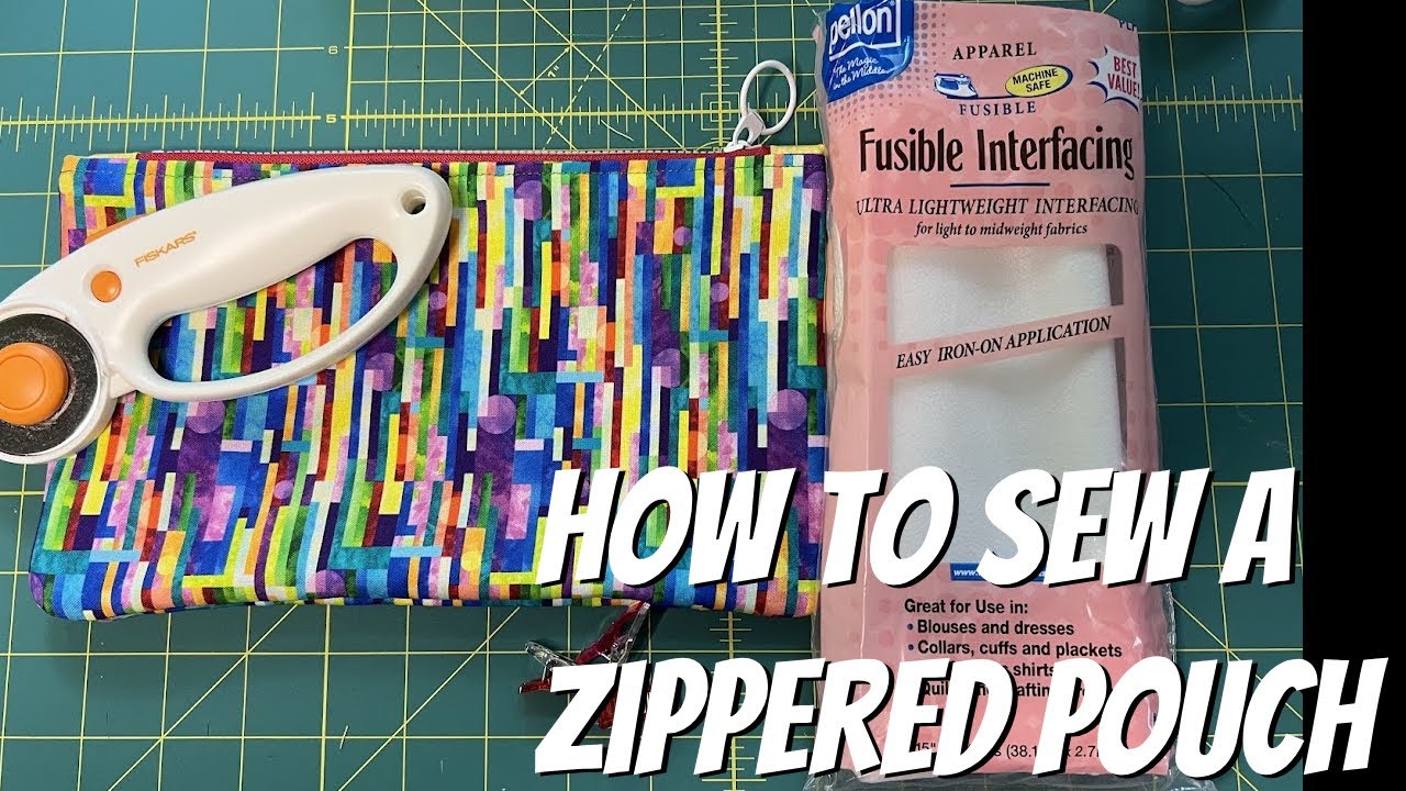 How to Sew a Zippered Pouch - YouTube