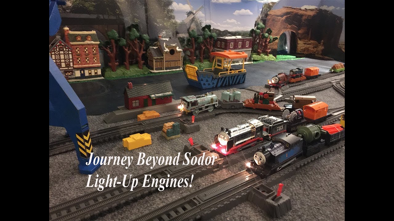 Thomas and Friends Toy Trains-Trackmaster Journey Beyond Sodor Light-Up ...