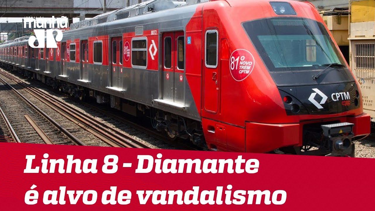 Linha 8 - Diamante tem cabos de trens furtados - YouTube