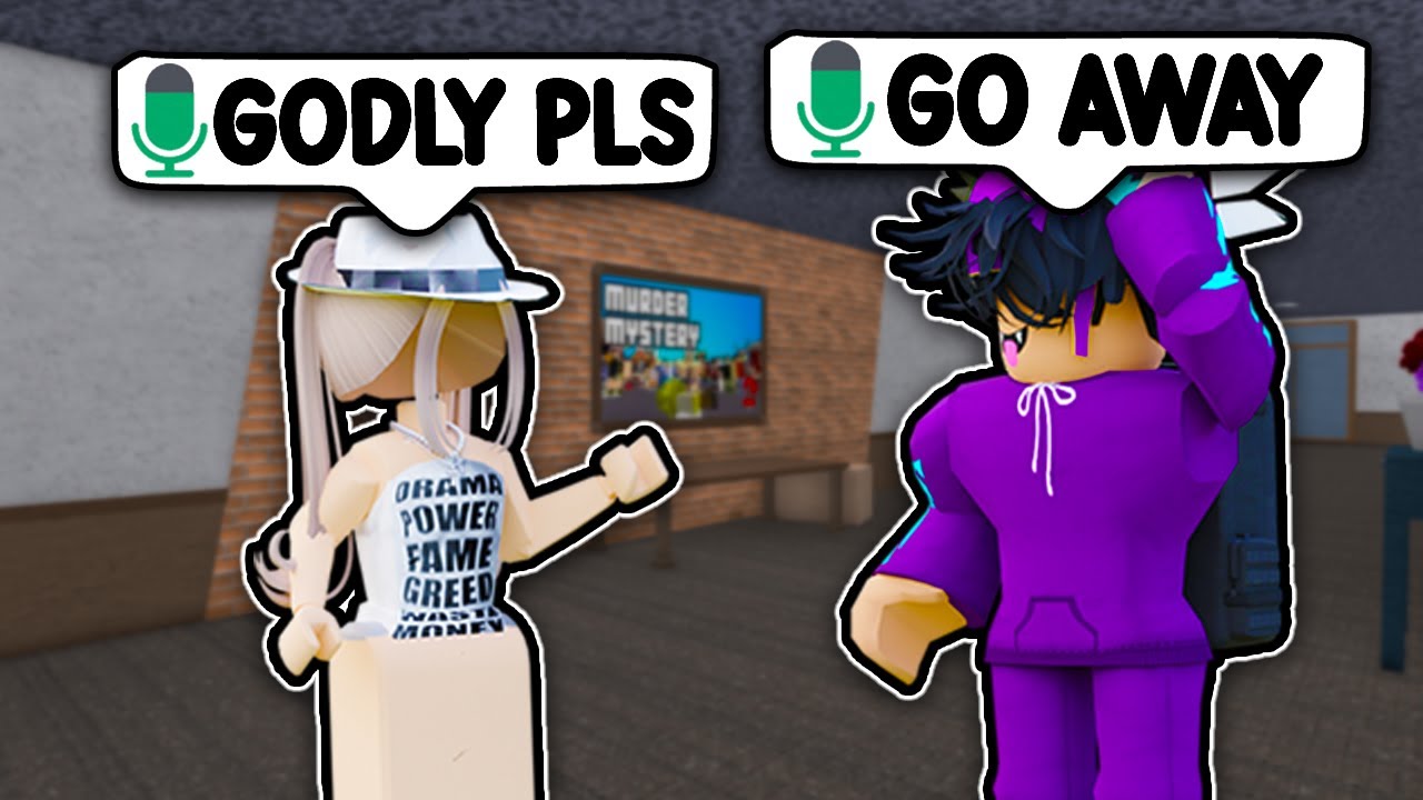 I Became A GOLD DIGGER GIRL In MM2 VOICE CHAT... (Murder Mystery 2 ...
