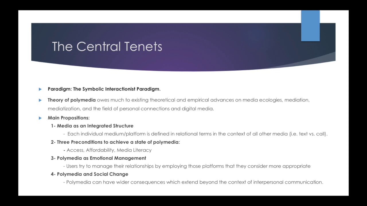 polymedia theory - presentation - YouTube