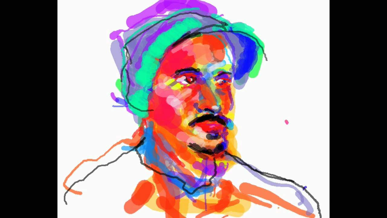 Museumnacht 2007 - Digibrush portret - 4/5 - YouTube