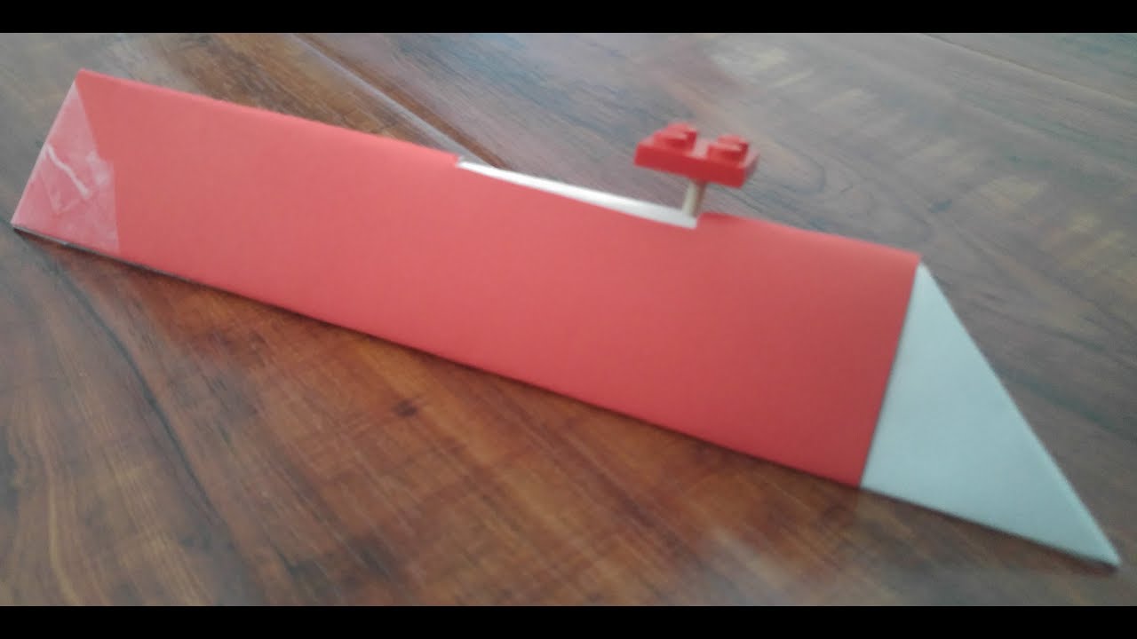 How to make a Paper Construction Knife (Fast and Easy) - YouTube