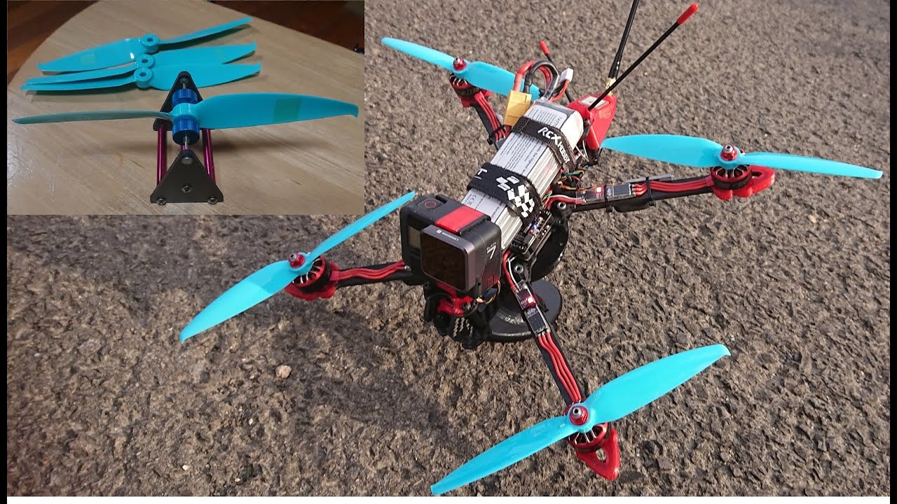 Jarvis 7" [Mark 4 clone] Gemfan Flash 7042 2blade test flight #2 - YouTube
