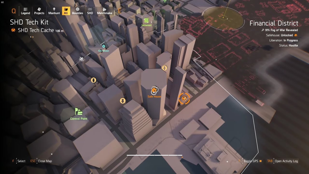 Tom Clancy's The Division 2 Financial District SHD Tech Cache #1 - YouTube