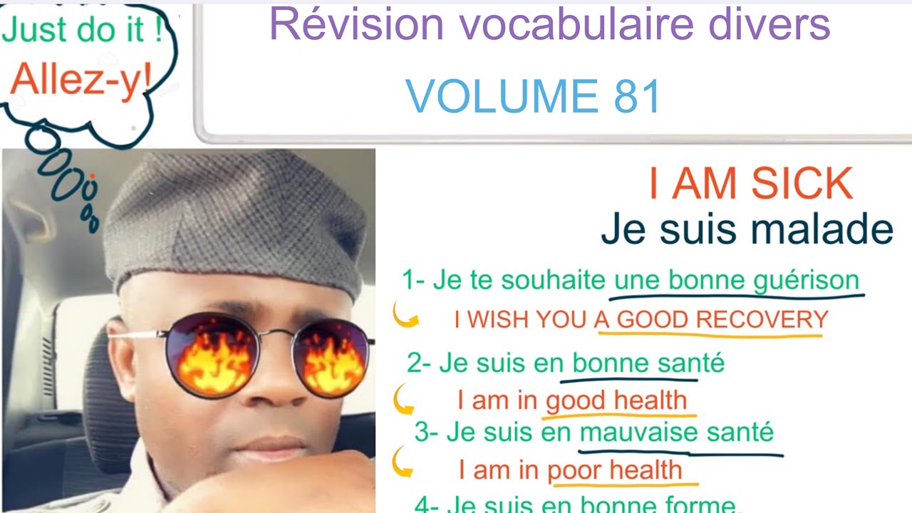 Malade : Vocabulaire et expressions courantes [VOLUME81] - YouTube