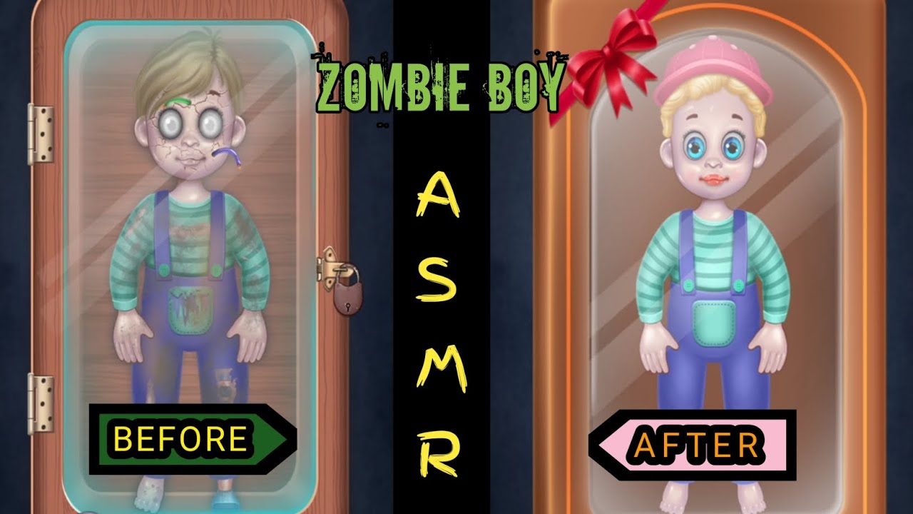 Zombie doll transformetion asmr video 🤡||Asmr animation video - YouTube