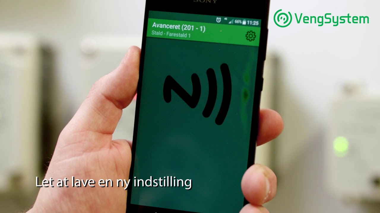 VengSystem mobil app til klimastyring og alarmanlæg - YouTube