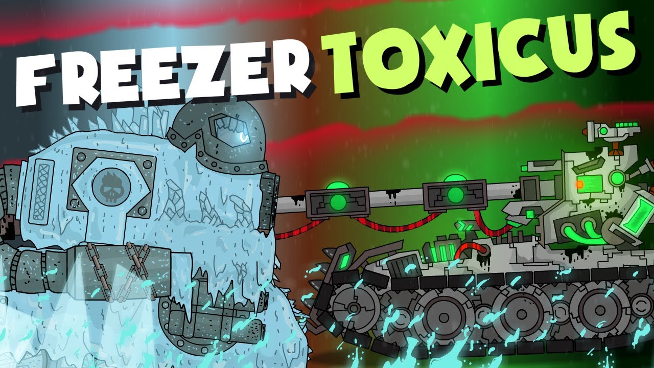 Gladiator battles : Freezer versus Toxicus Cartoons about tanks - YouTube