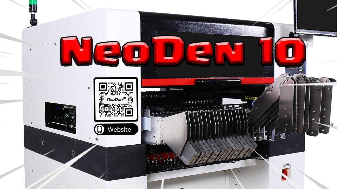 NeoDen10 Pick and Place - YouTube