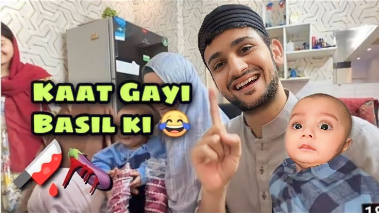 basil Ki lulli cutting ceremony 😭 iski to mujse b bari he - YouTube