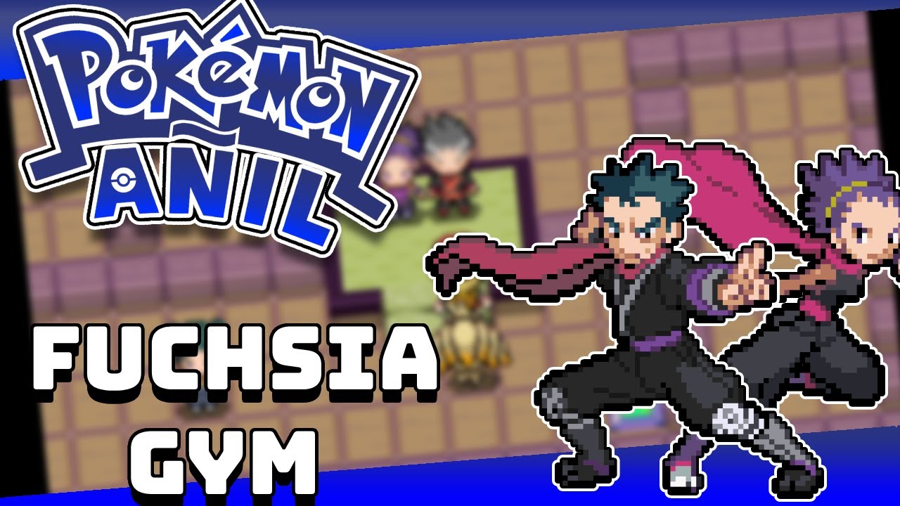 POKEMON AÑIL EP.9- FUCHSIA CITY GYM! pokemon fangame walkthrough - YouTube