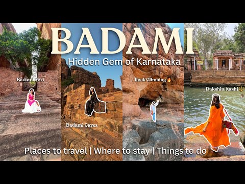 Things to Do in Badami | 4-Day Travel Guide | Caves, Forts, Rock Climbing 🪷 Radhika Jagtap