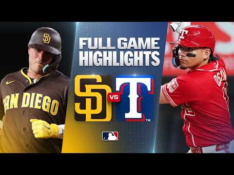 PADRES vs. RANGERS Full Game Highlights (6/19/26) | MLB Highlights