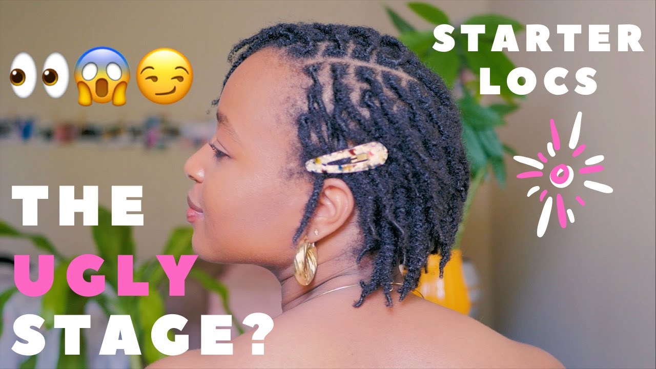 The Ugly Stage of Locs and Awkward Starter Locs (4C Hair) - YouTube